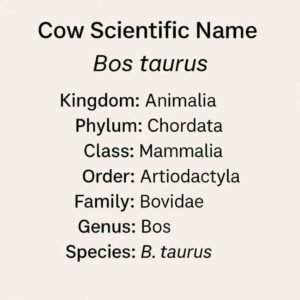 Discover The Cow Scientific Name and Proper Classification